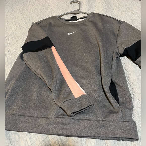 Nike | Sweaters | Nike Grey Crew Neck Sweatshirt | Poshmark